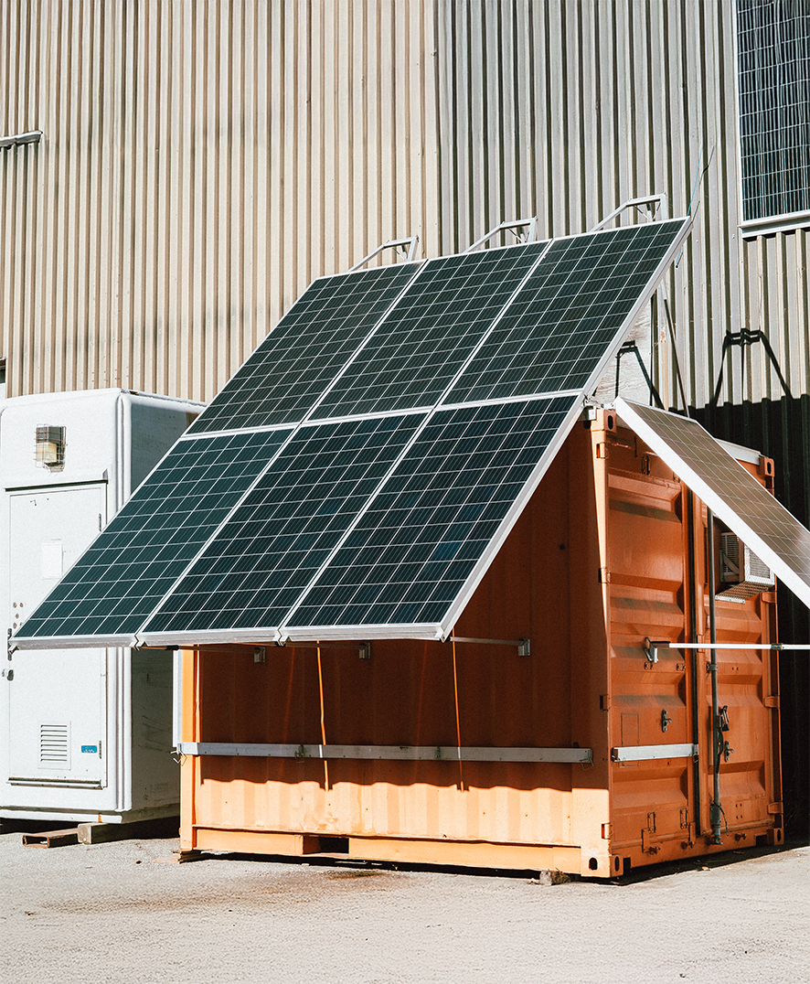 Commercial Solar Hybrid Off-Grid Container – Li-Cube